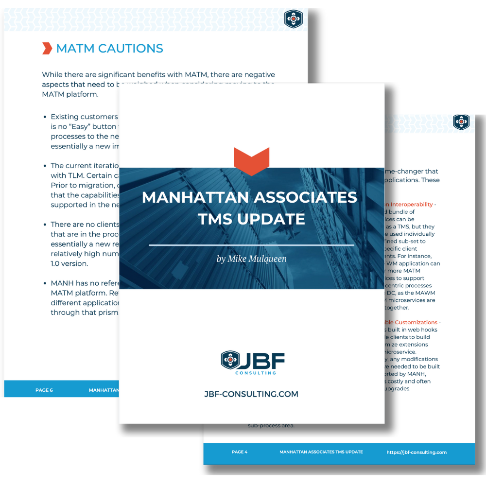 Manhattan Associates TMS Analysis - JBF Consulting | Supply Chain ...